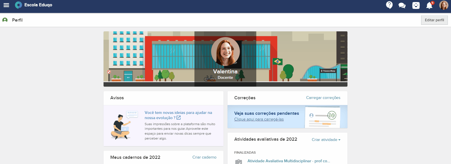 Como ver os relatórios nos cadernos? – Eduqo